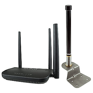 KING KS1000 Swift Range Extender and WiFiMax Router, Black