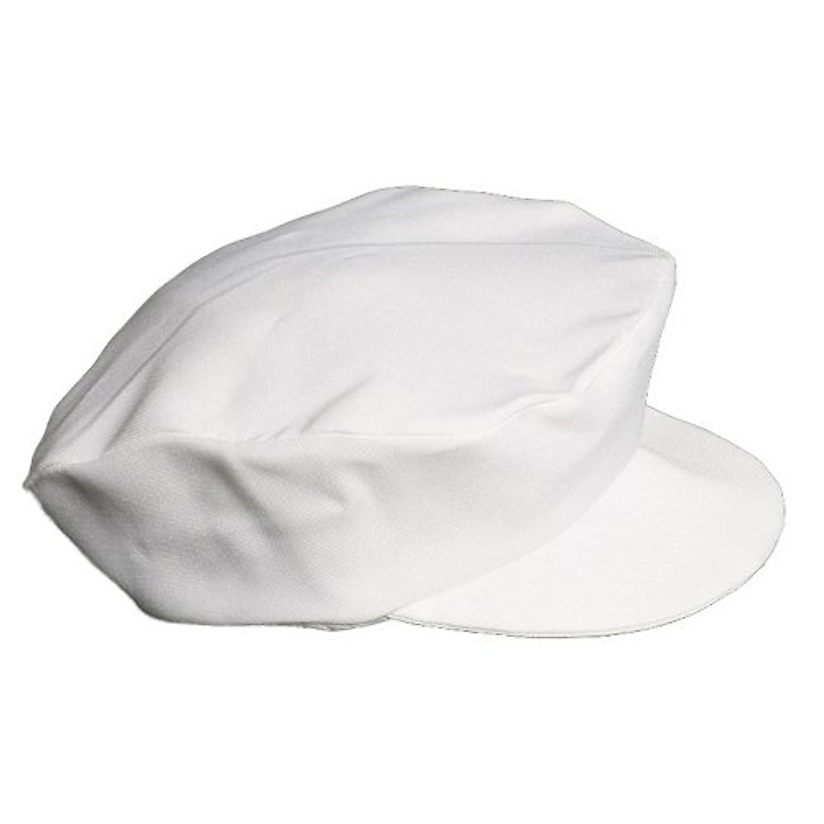 Boys White Special Occasion Cabbie Captains Baby Hat - Size XL