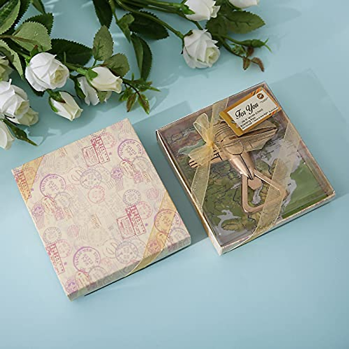 18 Pack Airplane Beer Bottle Opener Party Favor for Guests,Let the Adventure Begin Bottle Openers for Travel Theme Wedding Favor,Baby Shower Favor,Bridal Shower Party Favors/Souvenirs