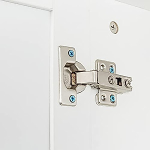 Holaki 71"Buffet Hutch Cabinet Freestanding Kitchen Sideboard Pantry Cabinet Cupboard Wood Versatile Wardrobe & Kitchen Cabinet,Craft Storage,Microwave Cabinet with 6 Doors,3 Shelves & 1 Drawer(White)