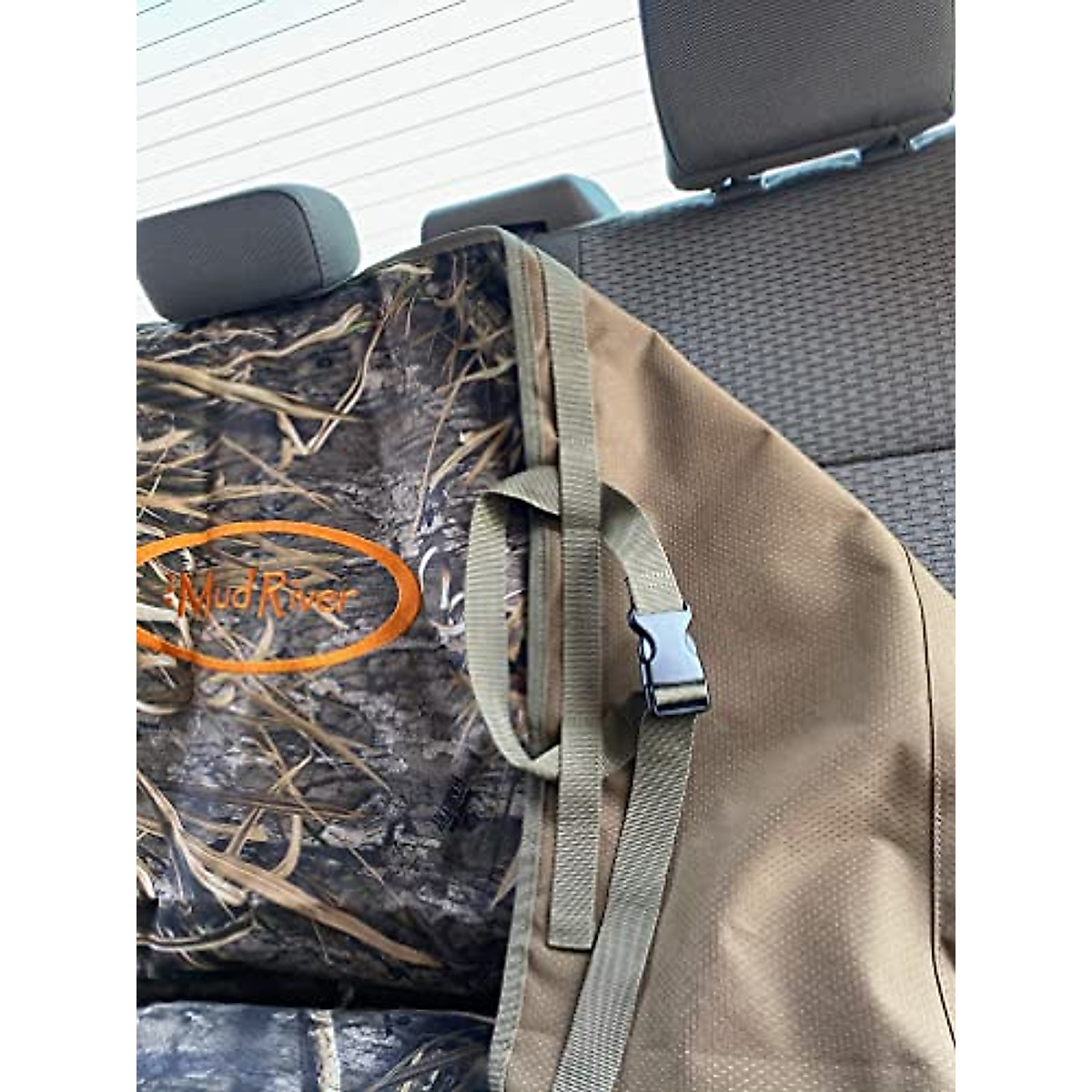 Mud River Ducks Unlimited Two Barrel Double Seat Cover MR7771, Habitat, Regular