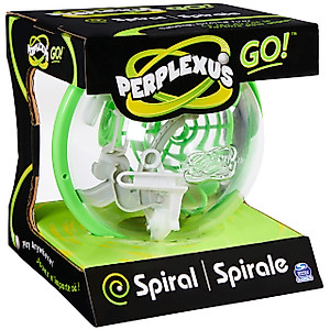 Perplexus GO Spiral, Compact Challenging Puzzle Maze Skill Game
