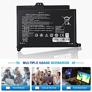 New Replacement BPO2XL BP02XL 849909-850 rechargeable Battery for HP Notebook PC 15-au 15-AW Series 15-AU063NR 15-AU057CL 15-AU023CL 15-AU123CL 15-AW053NR 15-AU062NR 15-AU020WM HSTNN-LB7H 849569-421