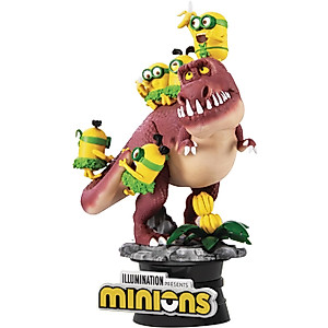 Beast Kingdom Minions: Prehistoric DS-048 D-Stage Statue, Multicolor, 6 inches