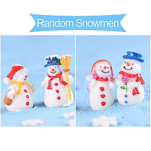 KUUQA Mini Christmas Trees Bottle Brush Trees with Snowmen Reindeer, 31Pcs Christmas Village Sets Village Accessories Ornaments for Christmas Decorations Indoor Village Display Platforms Winter Decor