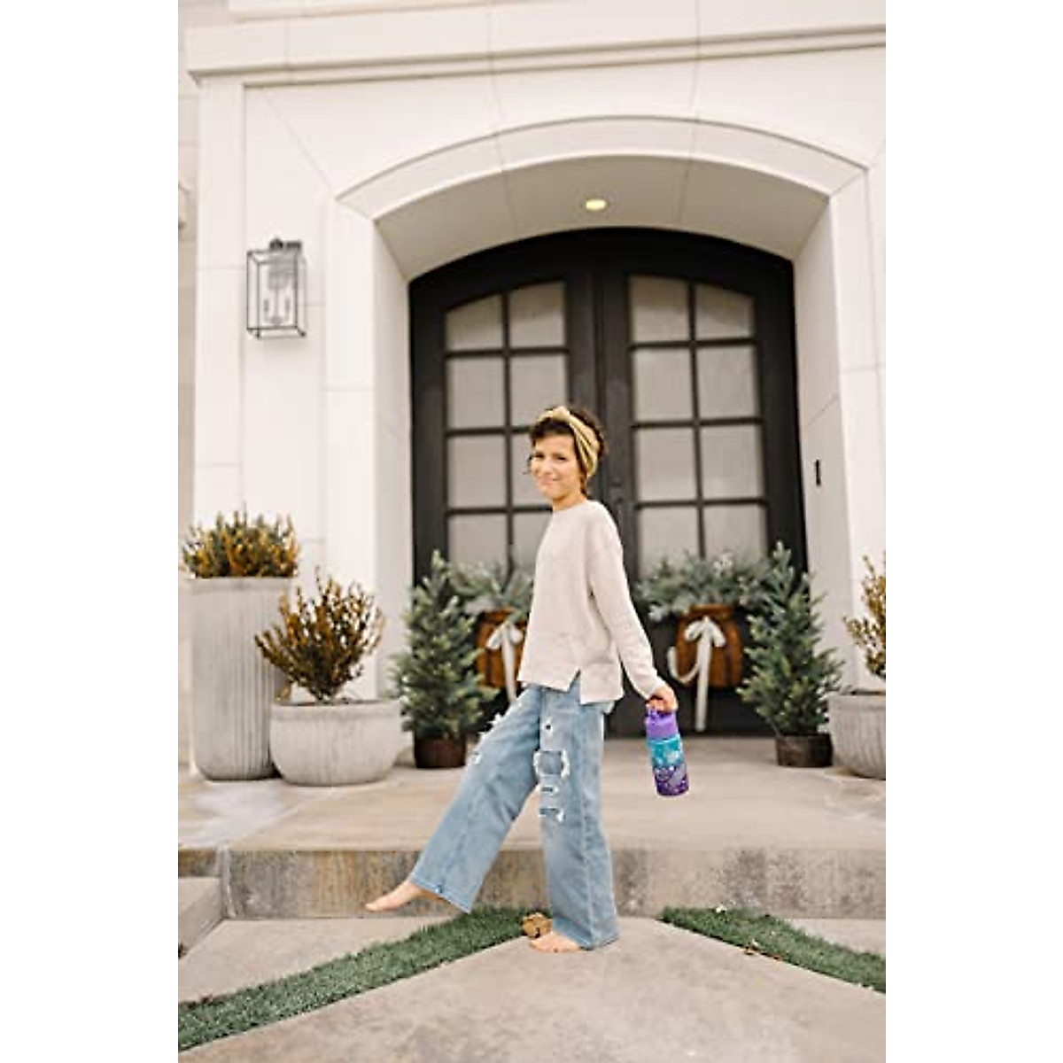 Simple Modern Star Wars Darth Vader Kids Water Bottle with Straw Lid | Insulated Stainless Steel Reusable Tumbler Gifts for School, Toddlers, Boys | Summit Collection | 14oz, Darth Vader