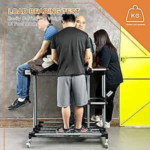 QTJH Mobile Garden Tool Storage Rack with Brakes – The Ultimate Organizer for Your Gardening Tools