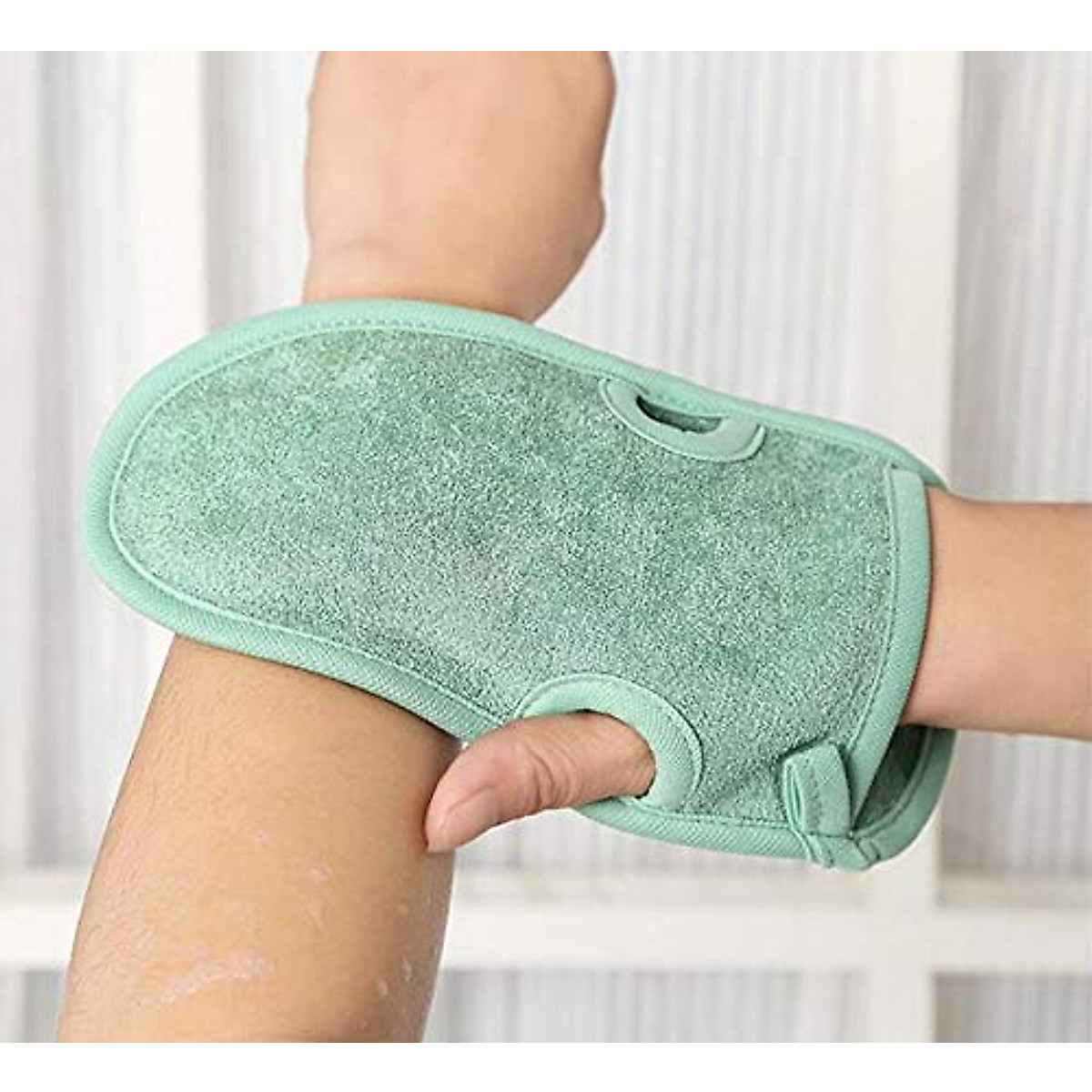 3PCS Bathing Mittens Shower Soft Skin Care Face Body Wash Massage Spa Mitt for Adult and Kids(Color Random)
