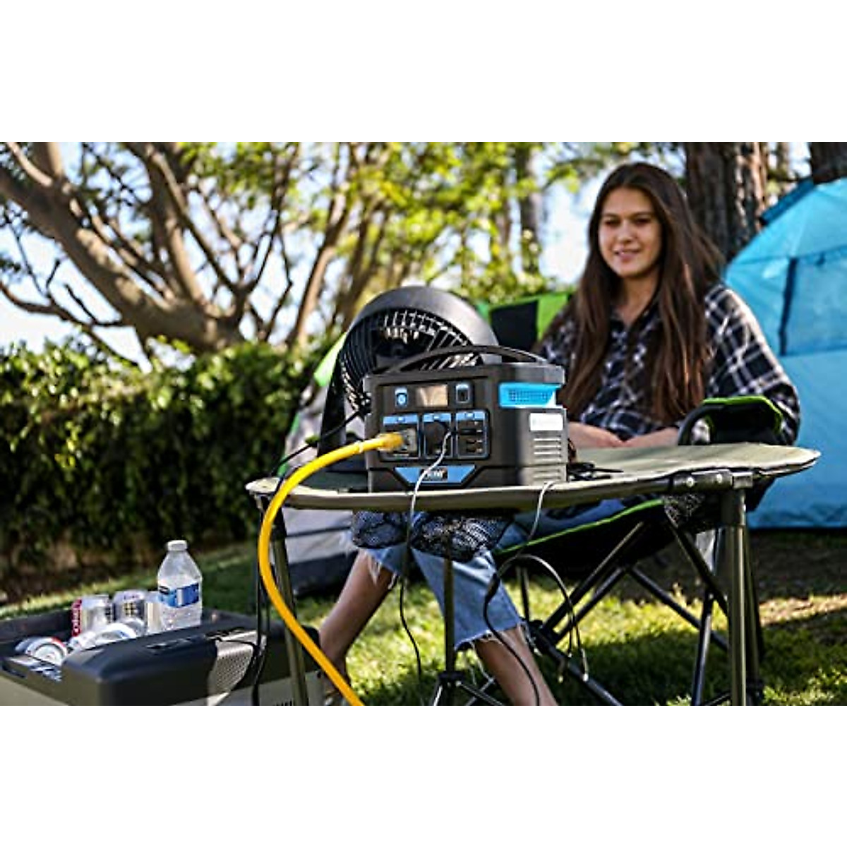 Pulsar Portable Power Station PPS200, 222Wh Lithium Battery Backup, 200W Pure Since Wave AC Outlets, USB C, Solar Generator Power Supply for Outdoor Camping Travel Hunting Fishing Emergency