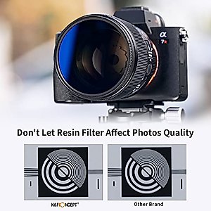 K&F Concept 58mm UV/CPL/ND Lens Filter Kit (3 Pieces)-18 Multi-Layer Coatings, UV Filter + Polarizer Filter + Neutral Density Filter (ND4) + Cleaning Cloth+ Filter Pouch for Camera Lens (K-Series)