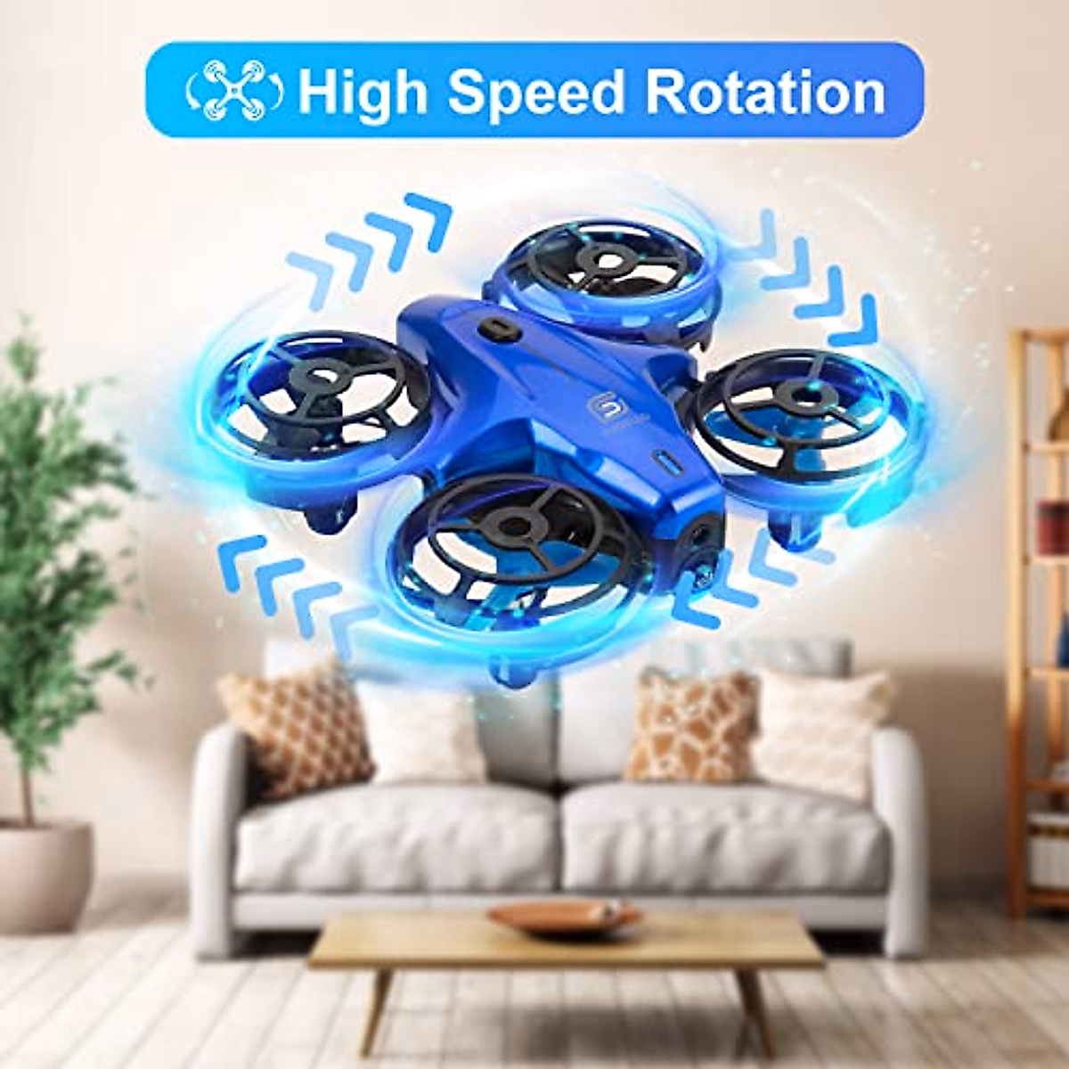 Drones for Kids, TUDELLO RC Mini Drone for Kids and Beginners, RC Quadcopter Indoor with Headless Mode, Small Helicopter with 3D Flip, Auto Hovering and 2 Batteries, Great Gift for Boys and Girls