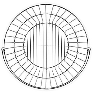 Premium Products Corp. Ash Basket with Handle - Perfect for Large Big Green Eggs & Kamado Joe Classic Sizes - Fits Most Grills - Free - Bonus Instant Read Thermometer (1)