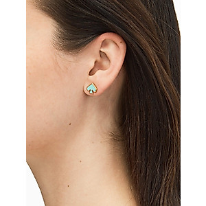 Kate Spade New York Everyday Spade Stud Earrings (Black)