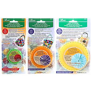 Bundle of Three (3) Quick Yo-Yo Makers: Small (makes 1.25" yo-yos), Large (makes 1.75" yo-yos), and Extra Large (makes 2-3/8" yo-yos)