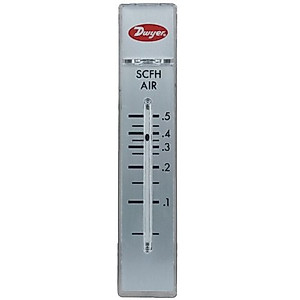 Dwyer® Rate-Master® Flowmeter, RMA-150, 4% Acc, 10-100 cc/min air, PC Body