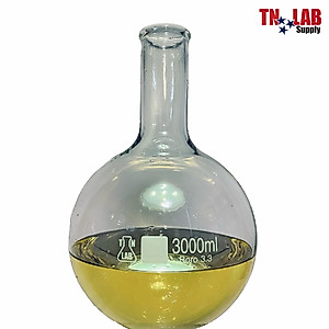 TN LAB Flat Bottom Boiling Flask 3000ml 3L