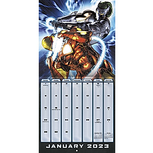 2023 Marvel Heroes vs. Villains Wall Calendar