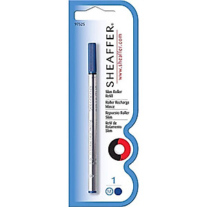 Sheaffer Slim Rollerball Refill - Blue Medium - Blister Card