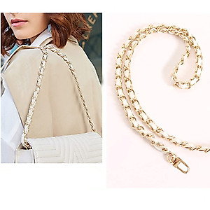 123Arts Chain Strap Iron Replacement Strap Handbag Shoulder Bag Strap Bag Accessories,48 Inches