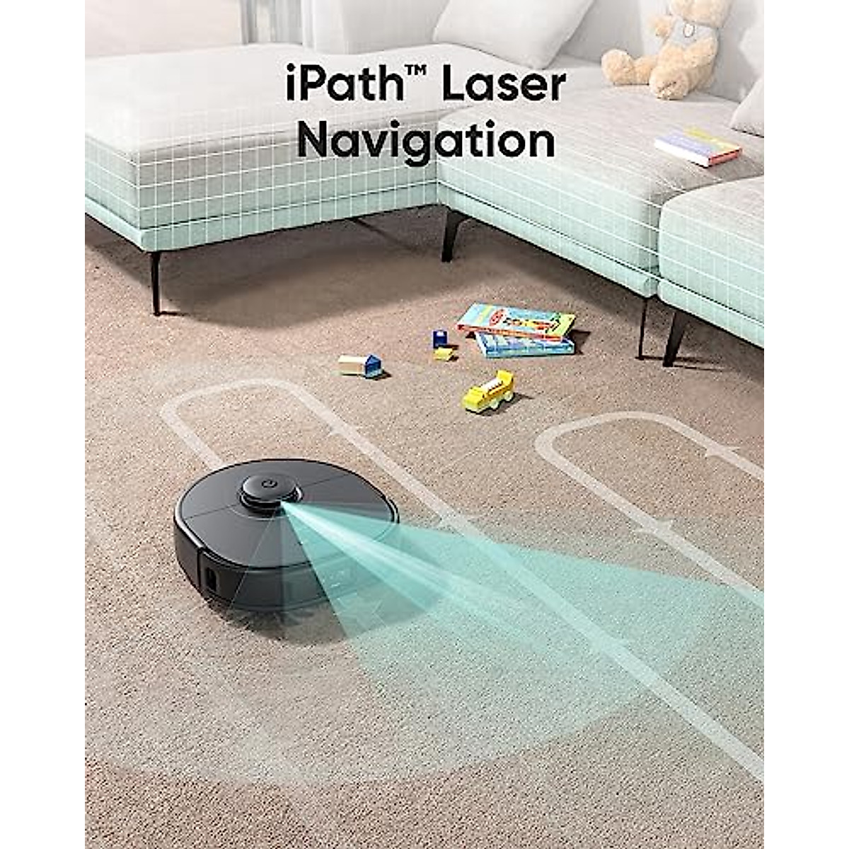 eufy Clean X9 Pro CleanerBot with MopMaster Adaptive Pressure Cleaning, 2 Rotating Mops, Carpet Detection with 12 mm Auto-Lifting Mops, Auto-Clean Station, 5,500 Pa Suction, and AI Obstacle Avoidance
