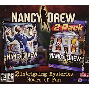 Nancy Drew - Alibi in Ashes & The Deadly Device 2-Pack (PC-DVD) (XP, VISTA, Windows 7, Windows 8) PC Detective Game