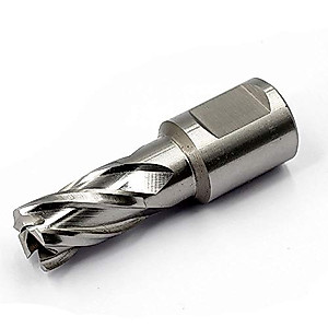 Annular Cutter JESTUOUS 3/4 Inch Weldon Shank 9/16 Cutting Diameter 1 Cutting Depth with Two-Flat HSS Kit for Magnetic Drill Press,1 Piece