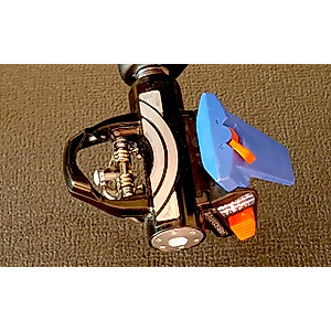 Fit 5 Indoor Exercise Spin Bike Pedal for SPD & Delta with Removable Sneaker Platform - Toe Clips/Cleats - Peloton Pedals for All Shoes - Toe Cages for Peloton & Exercise Pedal. NOT for Outdoor Bike