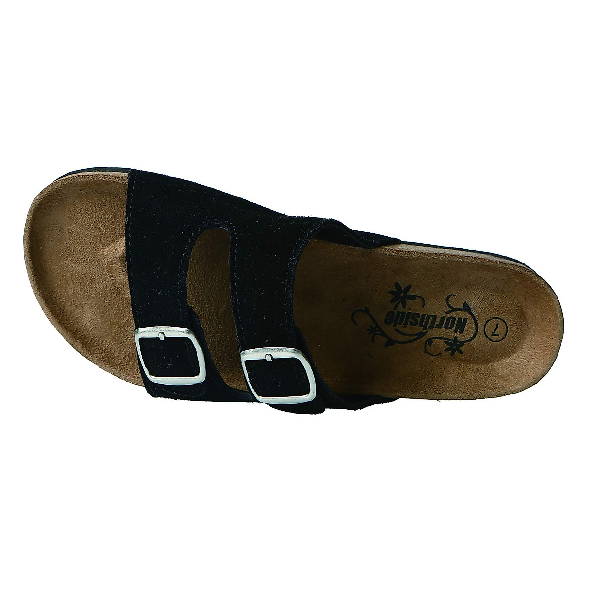 Northside Women's Mariani Slide Sandal, Black, 9