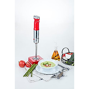 TOKEBI Cordless Rechargeable Powerful Immersion Hand Blender, 5 speed, Stick hand blender, Stainless steel blade, Infant food Puree Soup Smoothies