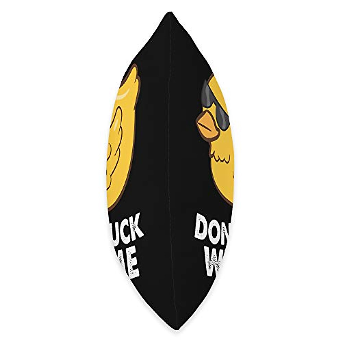 Cute Duck Tees Rubber Funny Duck Throw Pillow, 16x16, Multicolor