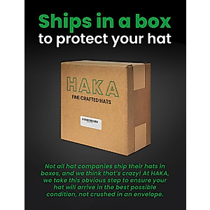 HAKA Atlanta Hat – ATL Trucker Hat for Men & Women, Adjustable Baseball Cap, Mesh Snapback, Outdoor Golf Hat - Black