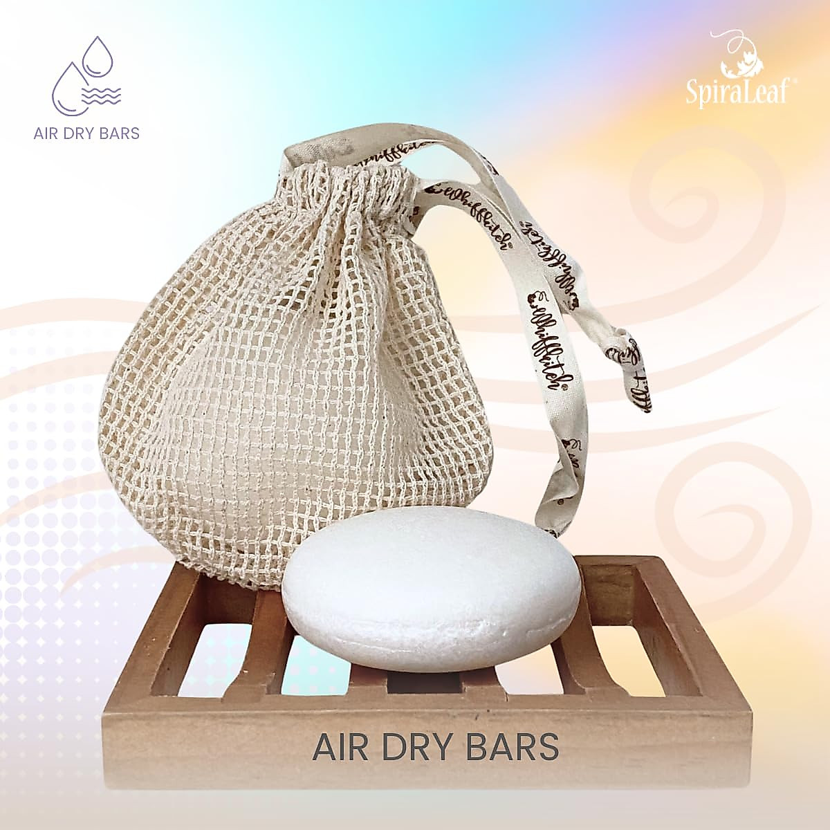 Spiraleaf Shampoo & Shave Bar, Essential Oils, Limited Ingredients, Concentrated Formula, USA Made (Fresh Lavender)