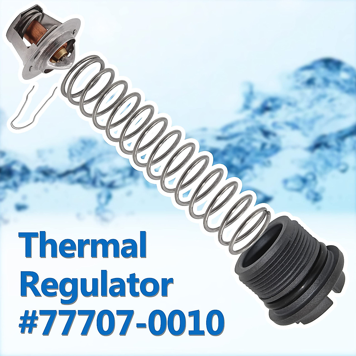 ARU Thermal Regulator #77707-0010 Compatible with MasterTemp Pool and Spa Heaters，Aftermarket Part