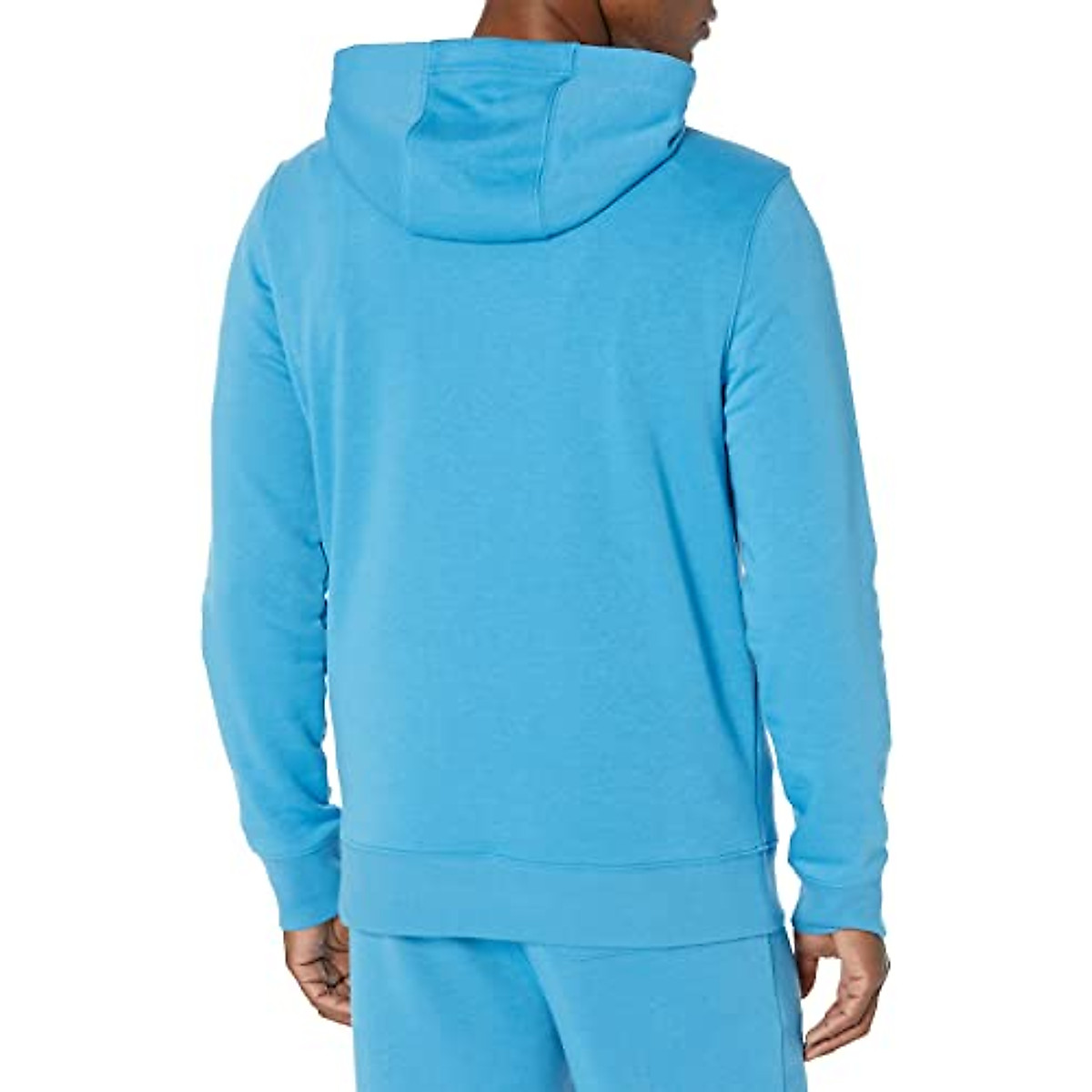 Amazon Essentials Men's Lightweight Long-Sleeve French Terry Hoodie, Turquoise Blue, Medium