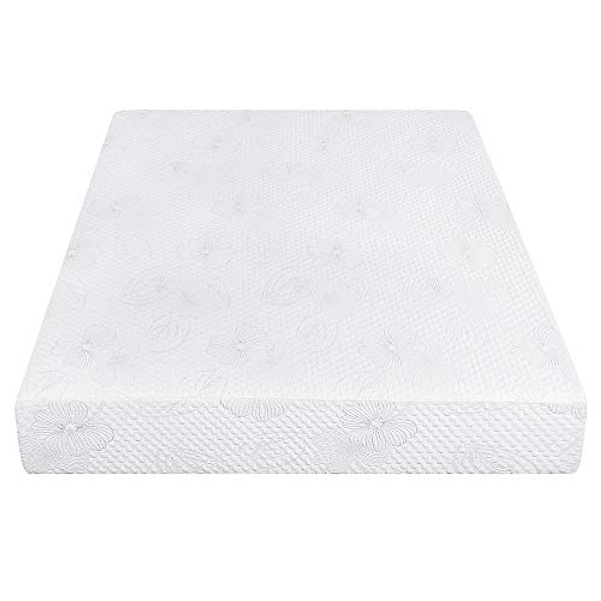 Olee Sleep 8 in Solar Memory Foam Mattress Queen 08FM01Q White
