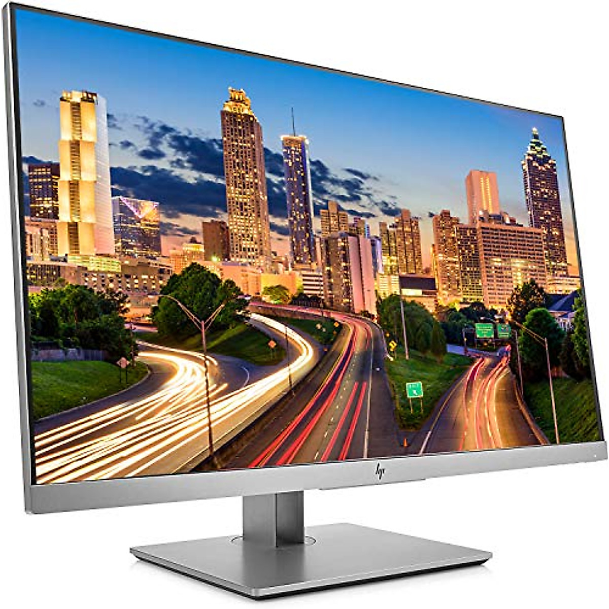 HP EliteDisplay E273q 27 Inch IPS LED Backlit Monitor (1FH52A8#ABA) 2-Pack Bundle with Desk Mount Clamp Dual Monitor Stand