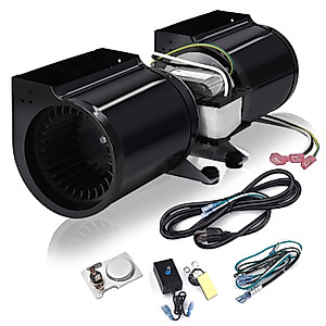 GFK-160A GFK-160 Fireplace Blower Fan Kit for Heat N Glo, Quadra-Fire, Heatilator, Superior, Majestic, GTI Fireplaces, DV3732, Quadra-Fire 7100, Heat N Glo 6000CLX, SL-750TR Blower Fan Kit