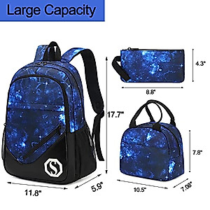 BTOOP School Backpacks Girls Bookbag Cute Lightweight Backpack Kids Lunch bag and Pencil case
