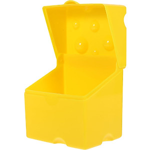IbErsacs Sliced Cheese Storage Container Plastic Butter Block Cheese Slice Storage Box with Flip Lid Cheese Slice Holder Sliced Cheese Saver Keeper for Refrigerator Food