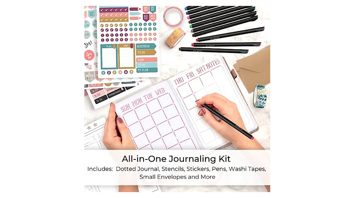 Ultimate All-in-One Journaling Kit for Creative Planners & Productivity