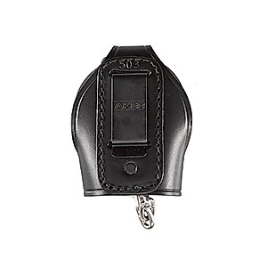 Aker Leather 503 Bikini Handcuff Case, Black, Plain, Fits Most Standard Chain Handcuffs