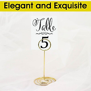 1 to 20 Table Numbers with Holders Base for Wedding Banquet Party Table Home Birthday DecorationPlace Card Holders