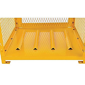 Global Industrial Storage Cabinet Single Door Horizontal, 4 Cylinder Capacity