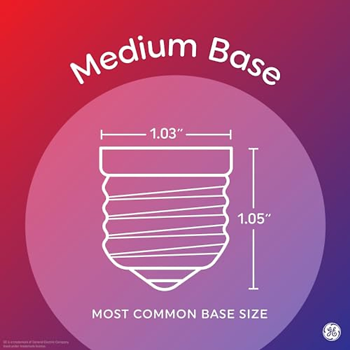 GE Lighting LED+ Color Changing Light Bulb, 2 Color Settings, No App or Wi-Fi Required, Remote Included, A19 Light Bulb (1 Pack)