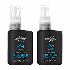 King of Shaves Advanced Sensitive Shaving Face Serum For Men 50ml TWIN PACK