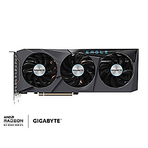 GIGABYTE Radeon RX 6700 XT Eagle 12G Graphics Card, WINDFORCE 3X Cooling System, 12GB 192-bit GDDR6, GV-R67XTEAGLE-12GD Video Card