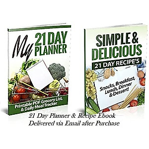 Portion Control Containers DELUXE Kit (14-Piece) with COMPLETE GUIDE + 21 DAY PLANNER + RECIPE eBOOK by Efficient Nutrition - BPA FREE Color Coded Meal Prep System for Diet and Weight Loss