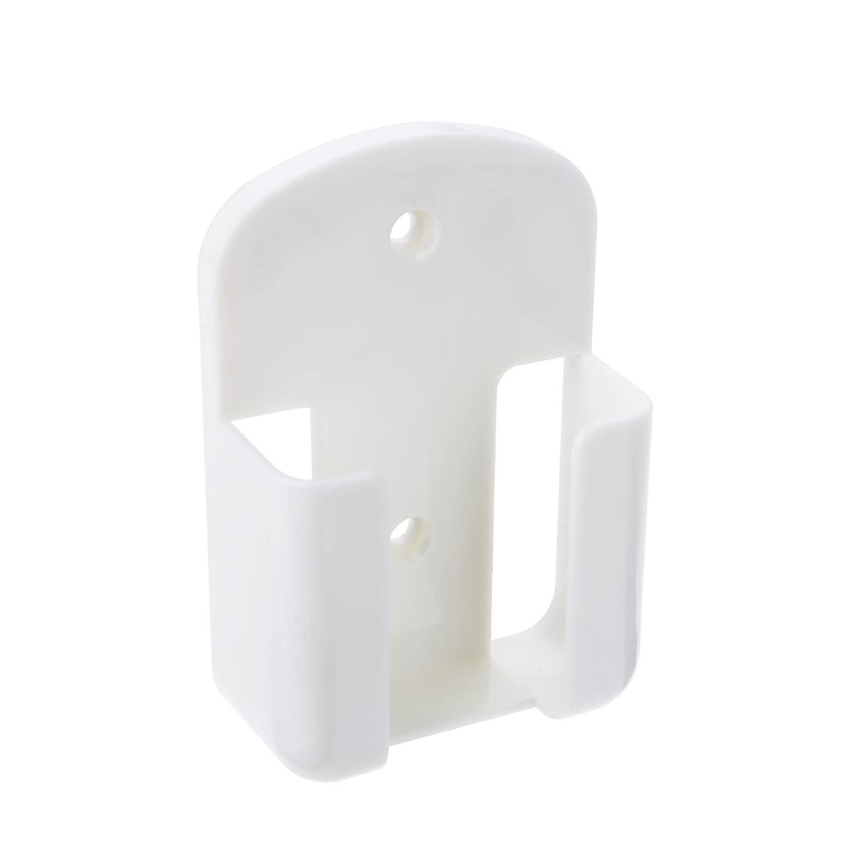 MGGi 2 Pack Remote Control Holder Rack Wall Mounted Air Condition TV Remote Storage Box Organizer, Wall-Mounted Organizer Self Adhesive Media Storage Box Case for Air Conditioner Controller - White