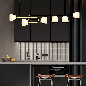 Eidonta 4 Pack White Frosted Glass Shade Replacements, Bell Shaped Glass Shade Covers for Ceiling Fan Light Fixture, 4.92"High, 4.72"Diameter, 1.65 "Fitter, High Transmittance Globe Lampshades