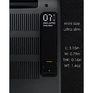 Aulumu G07 Portable Laptop Stand, Pop Up Leg Stands Laptop, Ergonomic Laptop Riser Lift for Desk for All Laptops, Tablets, 8-20'', Black